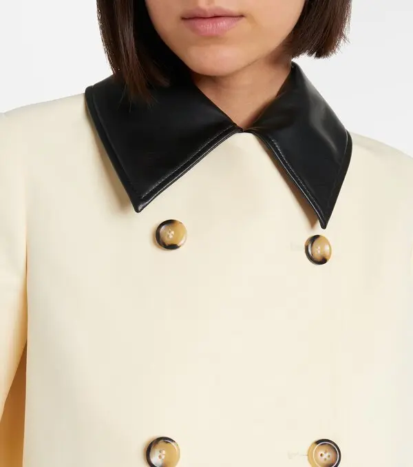 Altuzarra Harburg Double-breasted Cotton Jacket - Beige