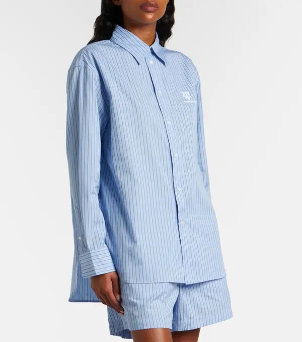 Polo Ralph Lauren Wimbledon Striped Cotton Shirt - Blue