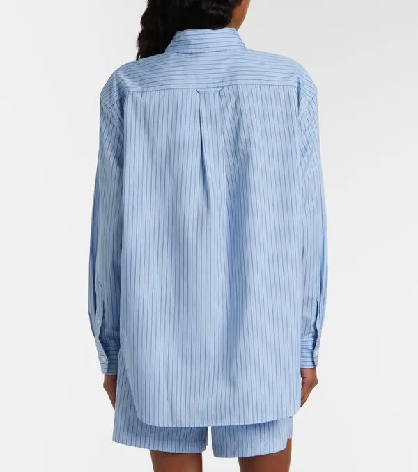 Polo Ralph Lauren Wimbledon Striped Cotton Shirt - Blue
