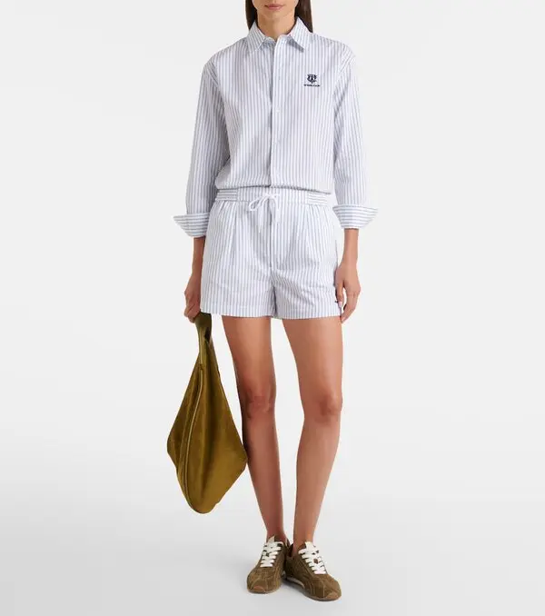Polo Ralph Lauren Wimbledon Striped Cotton Shirt - White