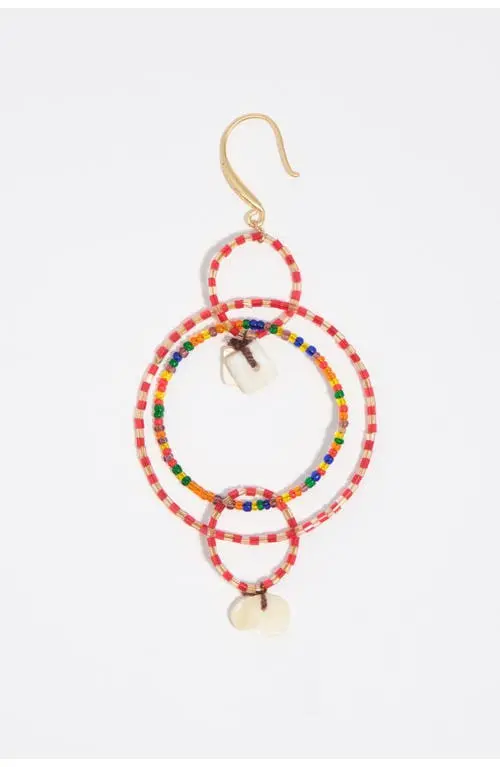 Bimba Y Lola Mother-of-pearl Seashell Drop Earrings