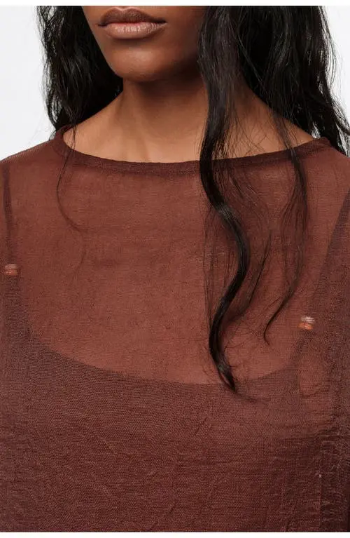 Bimba Y Lola Boxy Sweater With Metallic Bead Embellishment