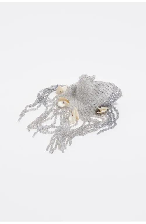 Bimba Y Lola Mother-of-pearl Tassel Bracelet - Silver