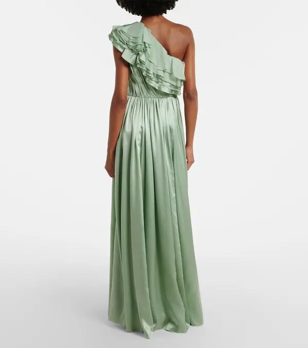 Ulla Johnson Avalina Ruffled Silk Maxi Dress