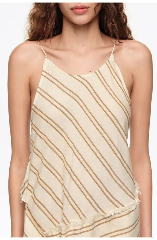 Bimba Y Lola Striped Print Sarong Midi Dress