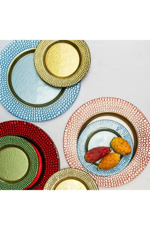 VIETRI Pelli Glass Charger Plate