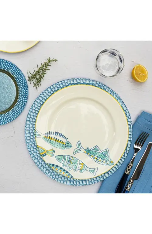 VIETRI Pelli Glass Charger Plate