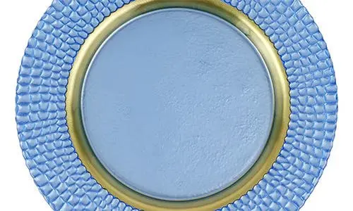 VIETRI Pelli Glass Charger Plate