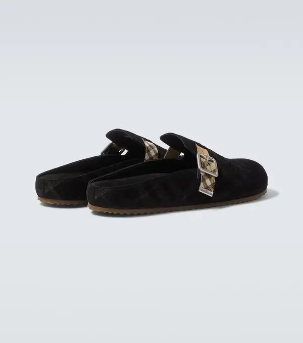 Burberry Urchin Suede Clogs