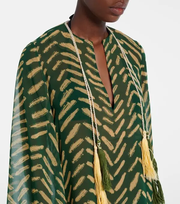Johanna Ortiz Printed Cotton Kaftan
