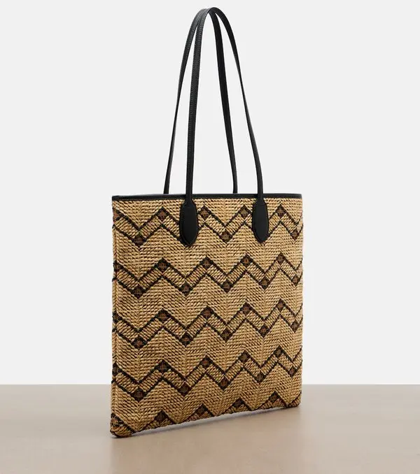 Valentino Garavani Vlogo N/s Medium Raffia Tote Bag