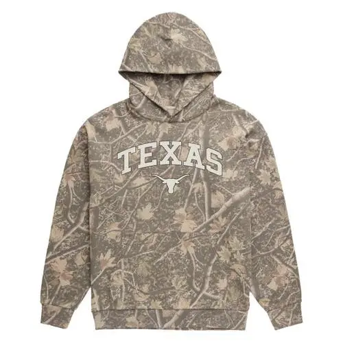 USCAPE APPAREL Texas Longhorns Back Bay Fleece Hoodie - Camo