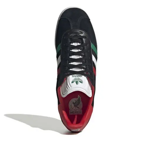 Adidas Mexico National Team Gazelle Shoes - Black