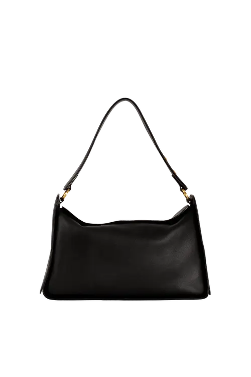 ESTHERA 10am Maxi Leather Shoulder Bag
