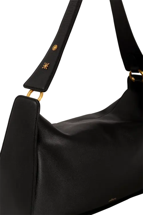 ESTHERA 10am Maxi Leather Shoulder Bag