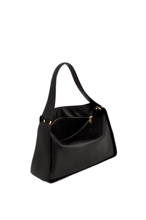 ESTHERA 10am Maxi Leather Shoulder Bag
