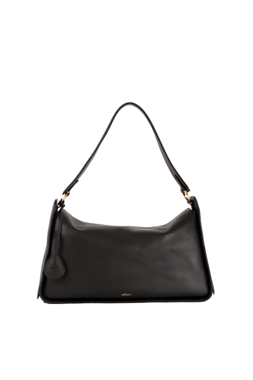 ESTHERA 10am Maxi Leather Shoulder Bag