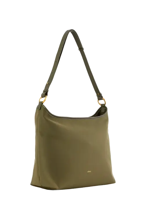 ESTHERA Rider Nylon Hobo Bag - Green