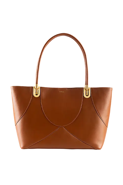 ESTHERA 4pm Maxi Handbag - Caramel