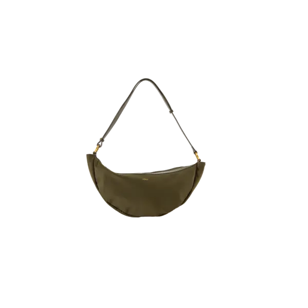 ESTHERA Luna Half Moon Bag - Green