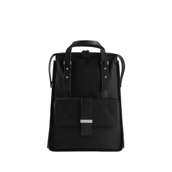 ESTHERA 7am Nylon Backpack - Black