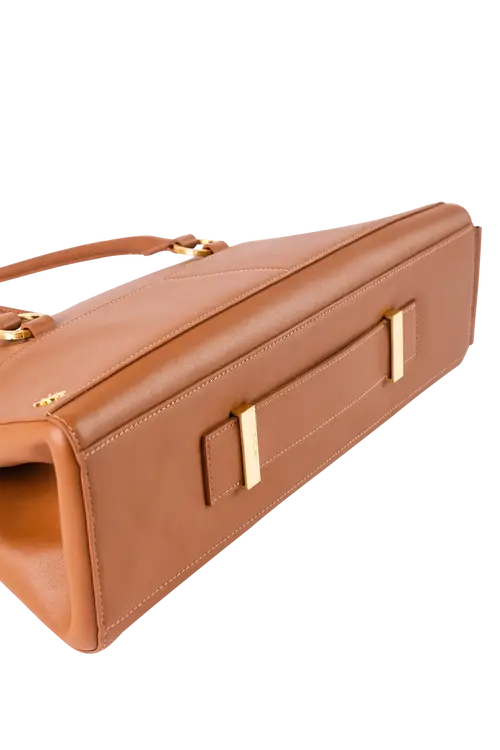 ESTHERA 5 Pm Leather Shoulder Bag