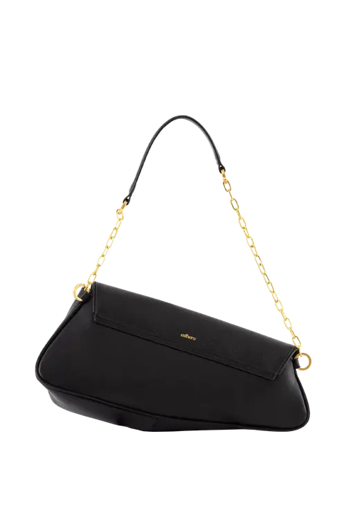 ESTHERA 11pm Leather Shoulder Bag