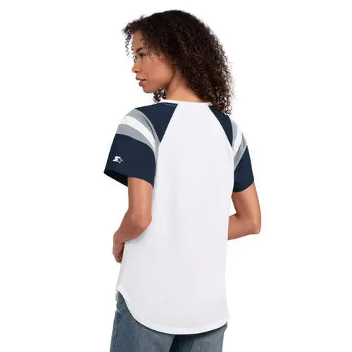 STARTER Dallas Cowboys Game On Notch Neck T-shirt