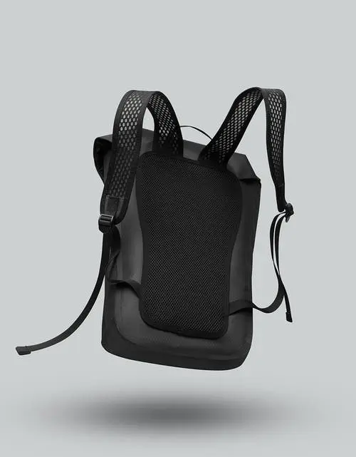81038614 Lightweight Duoseal Flap Backpack 14 - Black