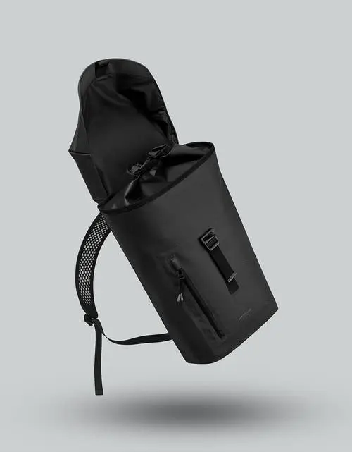 81038614 Lightweight Duoseal Flap Backpack 14 - Black