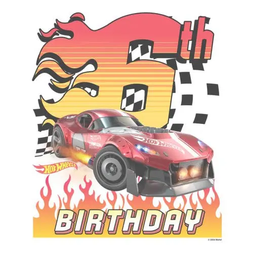HOT WHEELS Gt Scorcher 6th Birthday Graphic T-shirt