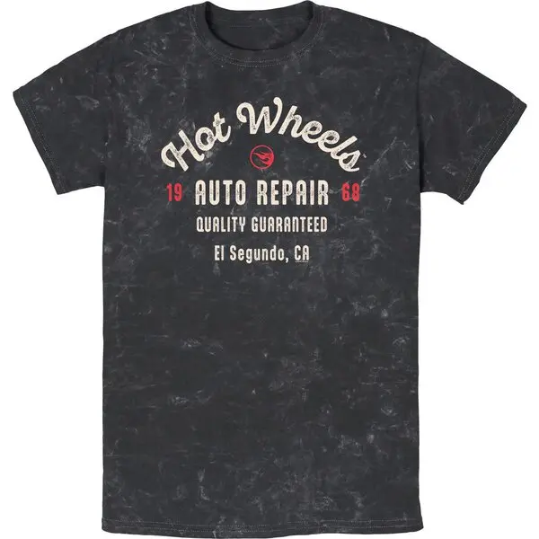HOT WHEELS 1968 Auto Repair Short Sleeve Graphic T-shirt - Black
