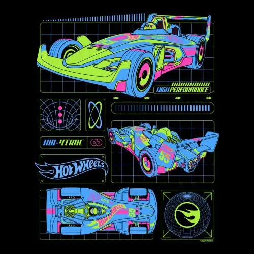 HOT WHEELS Hw 4trac Infinite Performance Short Sleeve Graphic T-shirt