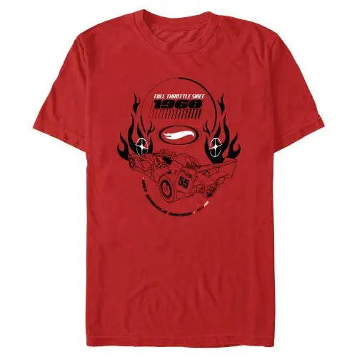HOT WHEELS Full Throttle Since 1968 Graphic T-shirt - Red