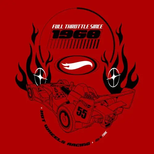 HOT WHEELS Full Throttle Since 1968 Graphic T-shirt