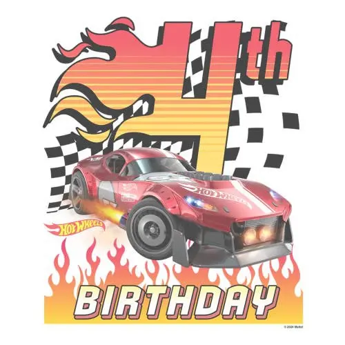 HOT WHEELS Gt Scorcher 4th Birthday Graphic T-shirt