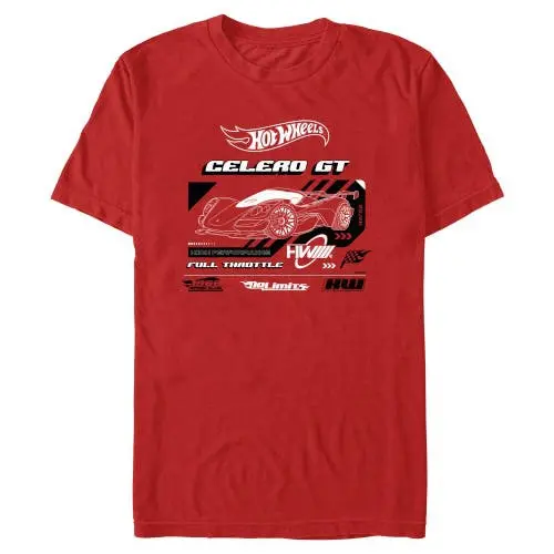 HOT WHEELS High Performance Celero Gt Graphic T-shirt - Red