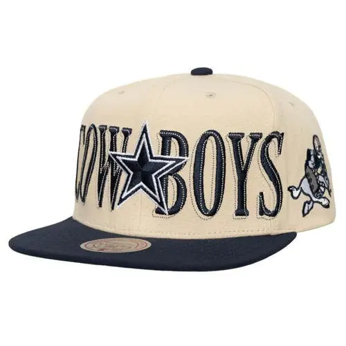 Mitchell & Ness Dallas Cowboys Across The Board Snapback Hat By