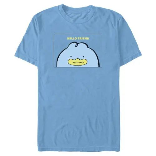 KPOP DEMON HUNTERS Hello Friend Duck Short Sleeve Graphic T-shirt