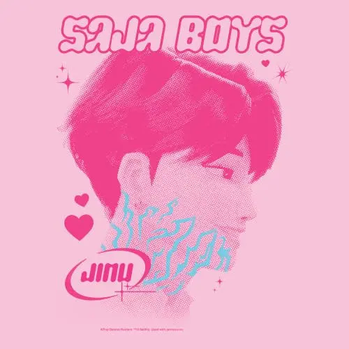 KPOP DEMON HUNTERS Jinu Saja Profile Short Sleeve Graphic T-shirt
