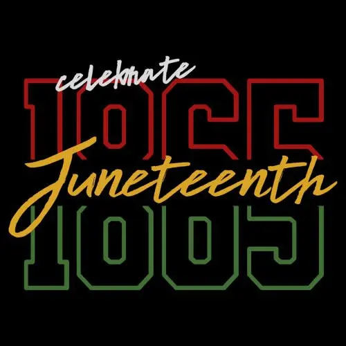 LOST GODS Celebrate Juneteenth 1865 Short Sleeve Graphic T-shirt