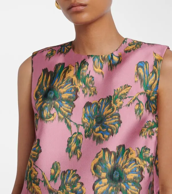 ALEMAIS Faye Floral Top - Pink
