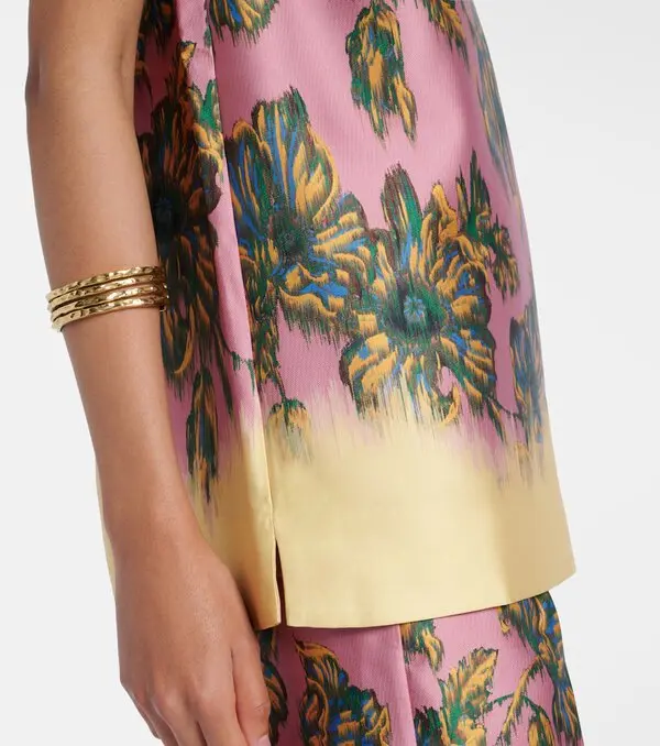 ALEMAIS Faye Floral Top - Pink