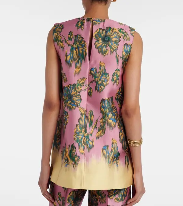 ALEMAIS Faye Floral Top - Pink