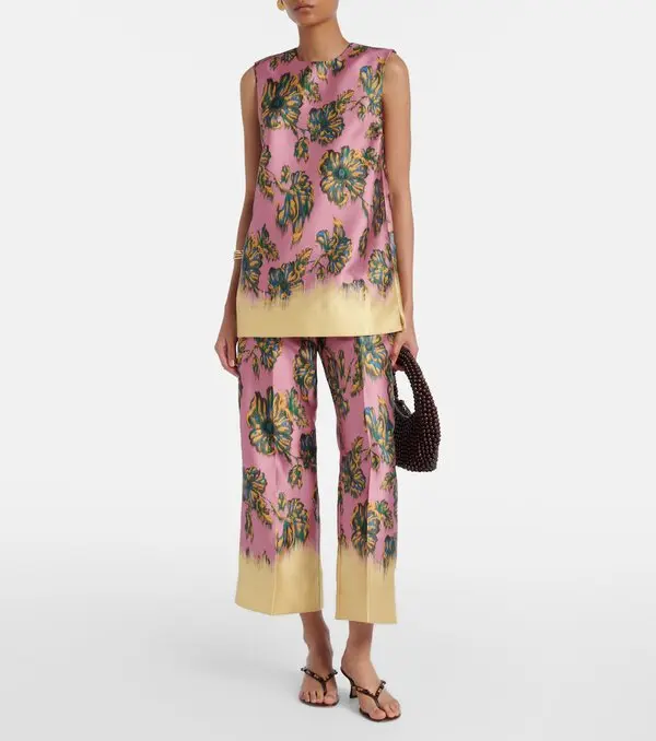 ALEMAIS Faye Floral Top - Pink