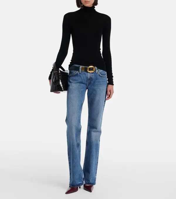 Dorothee Schumacher Virgin Wool Turtleneck Sweater - Black