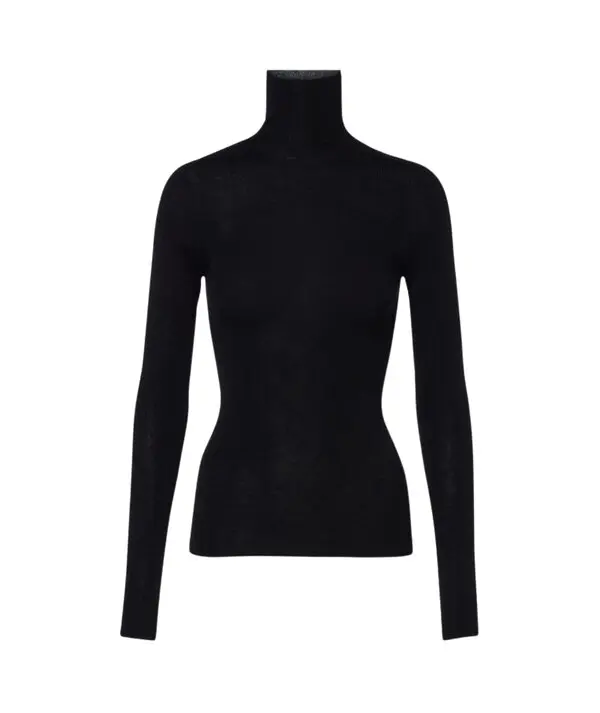 Dorothee Schumacher Virgin Wool Turtleneck Sweater - Black