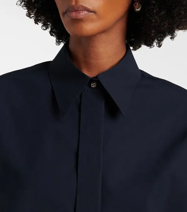 Dorothee Schumacher Poplin Power Ii Cotton-blend Shirt
