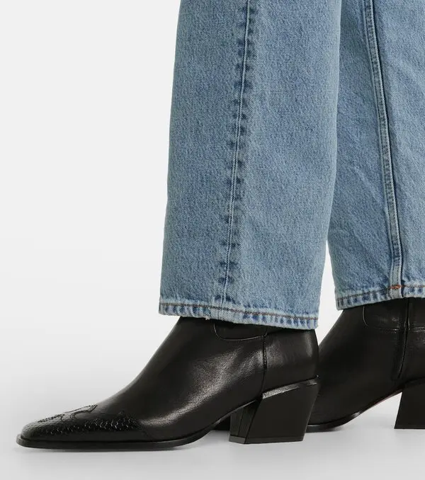 Paris Texas Bettina Leather Cowboy Boots