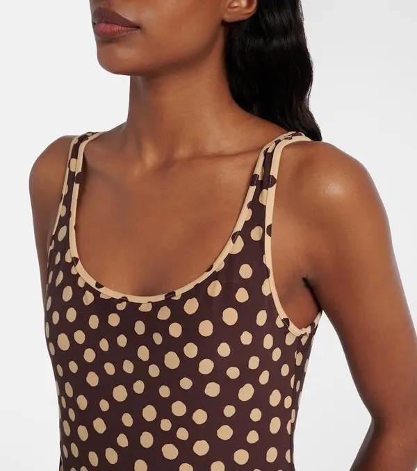 Valentino Garavani Polka Dot One Piece Swimsuit